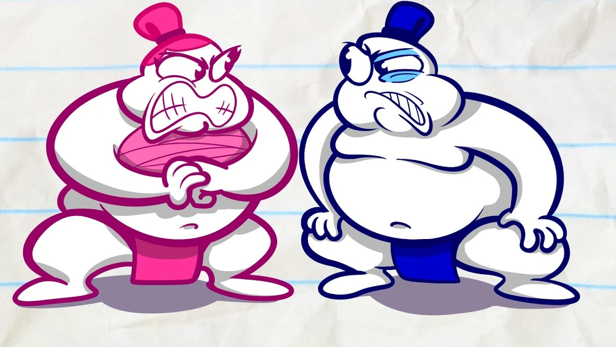 Pencilmate and Pencilmiss Sumos | Pencilmation Wiki | Fandom