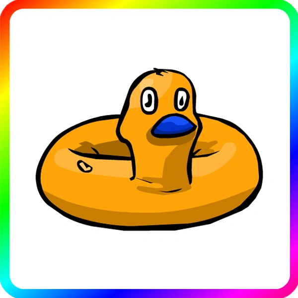 Inflatable Beta Ducky | Penguin Zone Wiki | Fandom