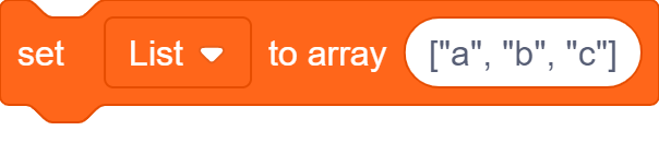 Set list () to array () | PenguinMod Wiki | Fandom