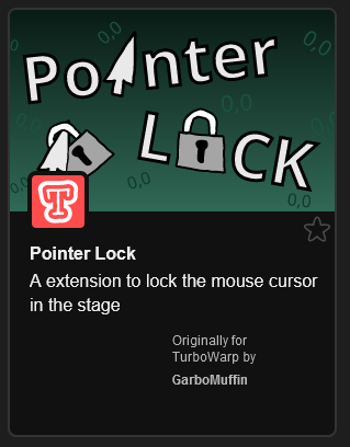 Pointer Lock | PenguinMod Wiki | Fandom