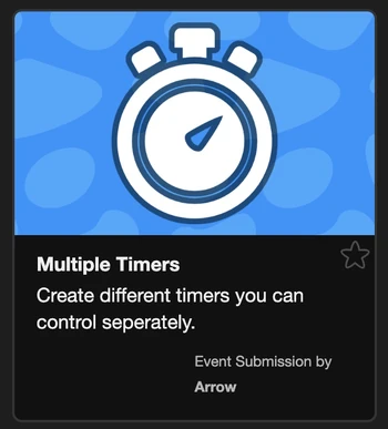Multiple Timers | PenguinMod Wiki | Fandom