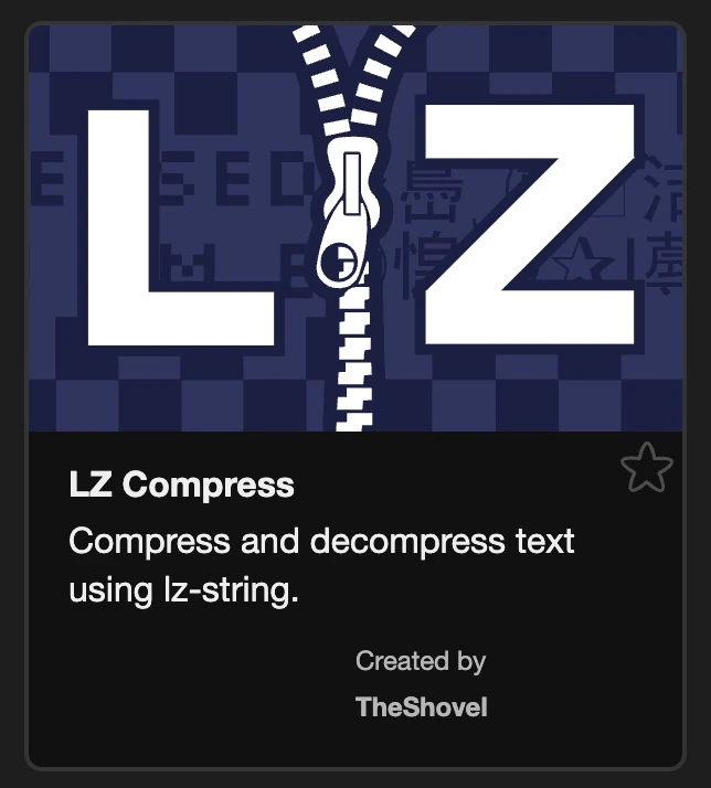 LZ Compress | PenguinMod Wiki | Fandom