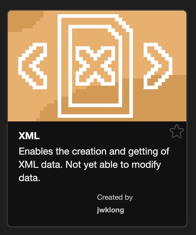 XML | PenguinMod Wiki | Fandom