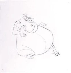 gloria the hippo coloring pages