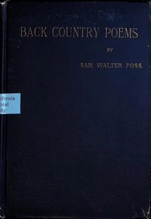 Sam Walter Foss | Penny's poetry pages Wiki | Fandom