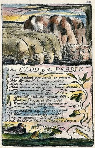 The Clod and the Pebble / Blake | Penny's poetry pages Wiki | Fandom