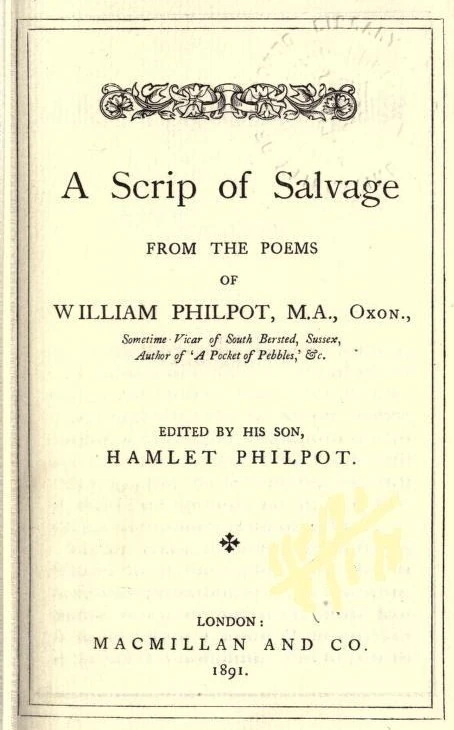 William Philpot | Penny's poetry pages Wiki | Fandom