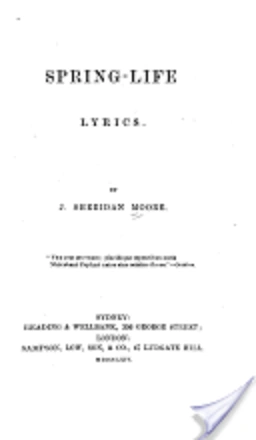 J. Sheridan Moore | Penny's poetry pages Wiki | Fandom