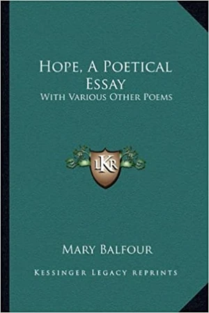 Mary Balfour | Penny's poetry pages Wiki | Fandom