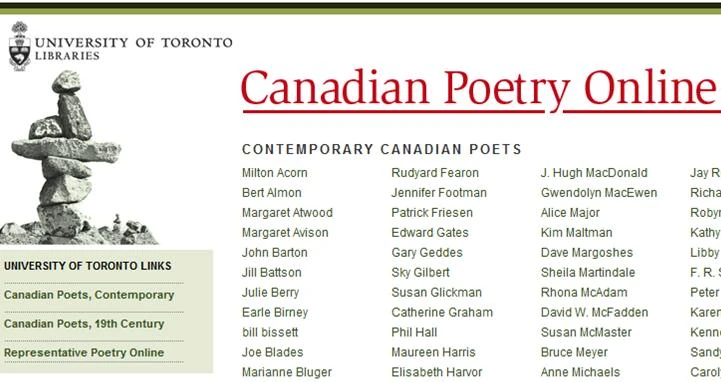 Canadian Poetry Online | Penny's poetry pages Wiki | Fandom