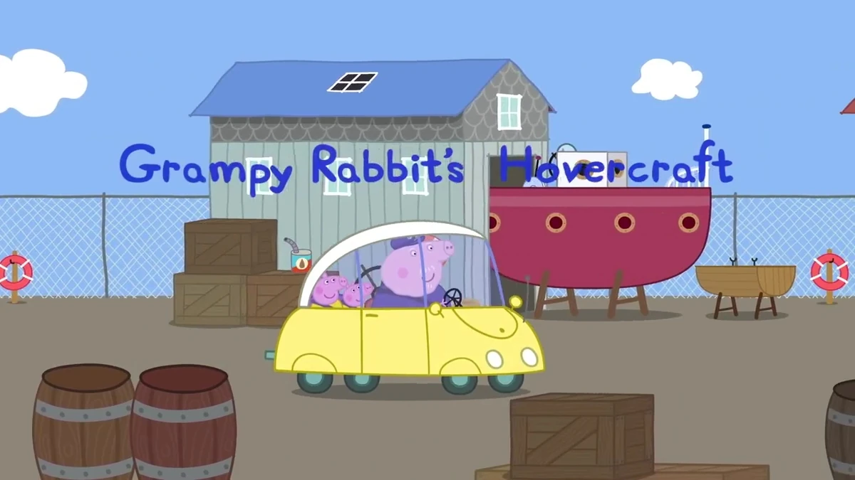 Grampy Rabbit's Hovercraft | Peppa Pig Wiki | Fandom