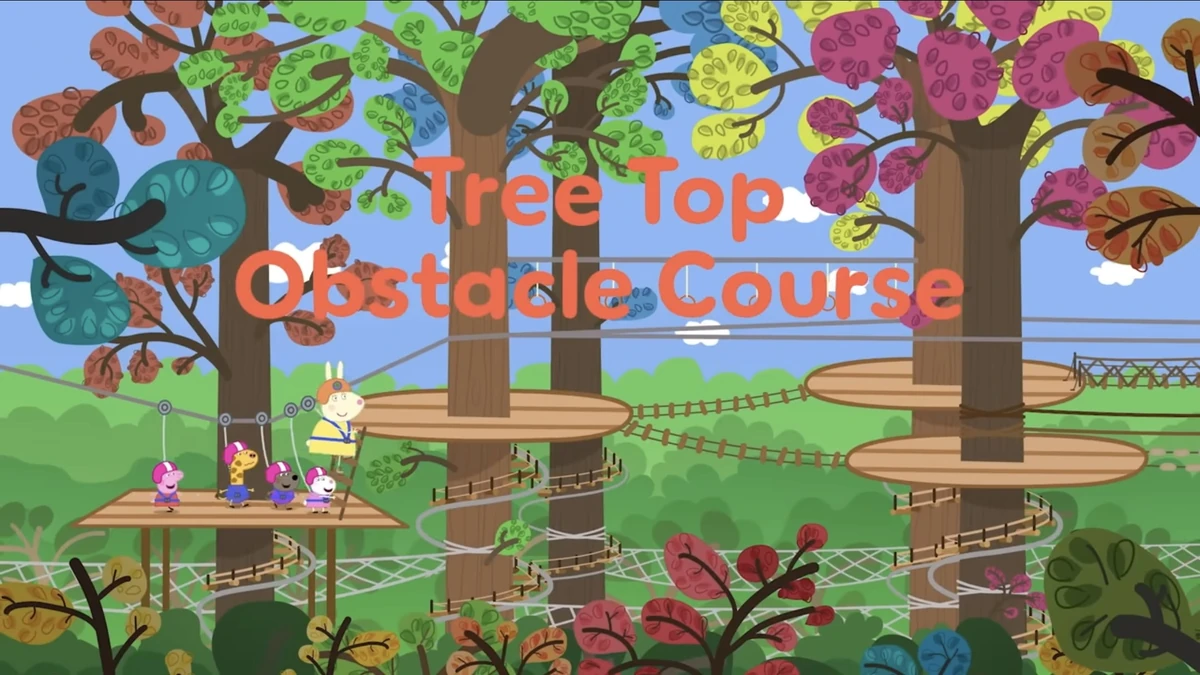 Tree Top Obstacle Course | Peppa Pig Wiki | Fandom