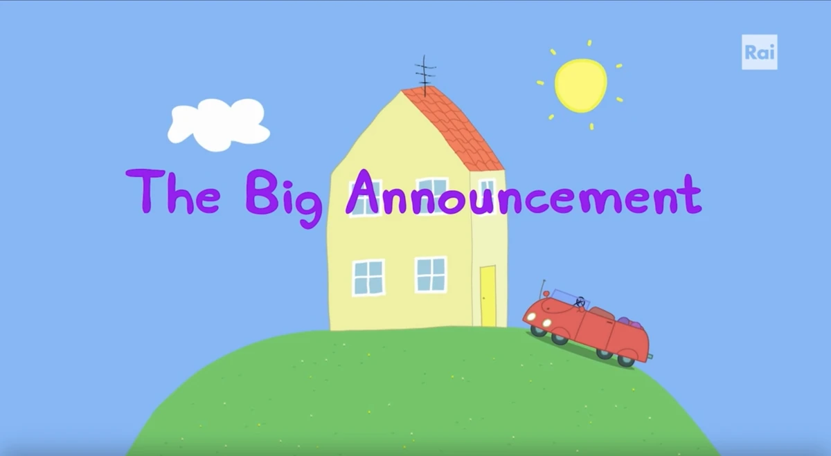 The Big Announcement | Peppa Pig Wiki | Fandom