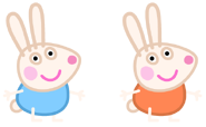 Rosie and Robbie Rabbit | Peppa Pig Wiki | Fandom