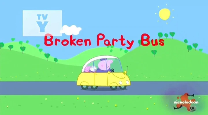 Broken Party Bus | Peppa Pig Wiki | Fandom