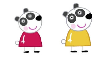Peggi and Pandora Panda | Peppa Pig Wiki | Fandom