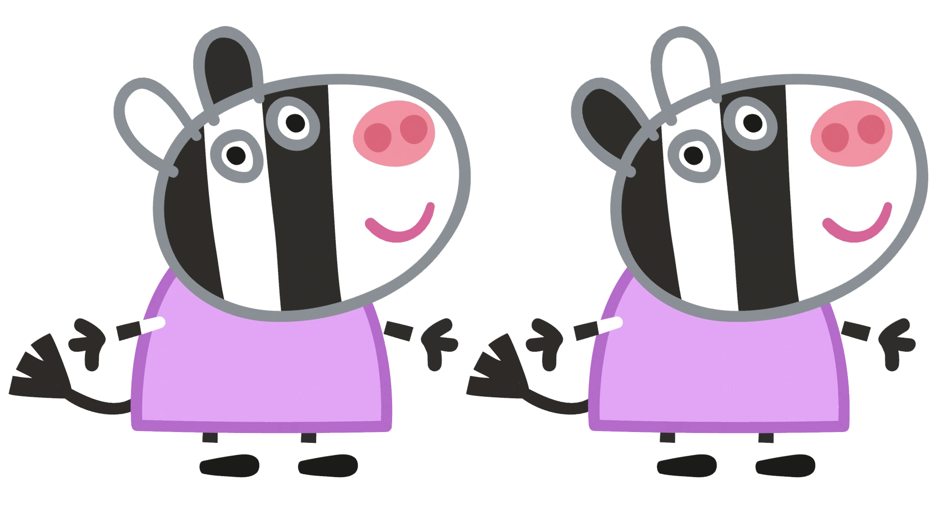 Zuzu & Zaza Zebra | Peppa Pig Wiki | Fandom
