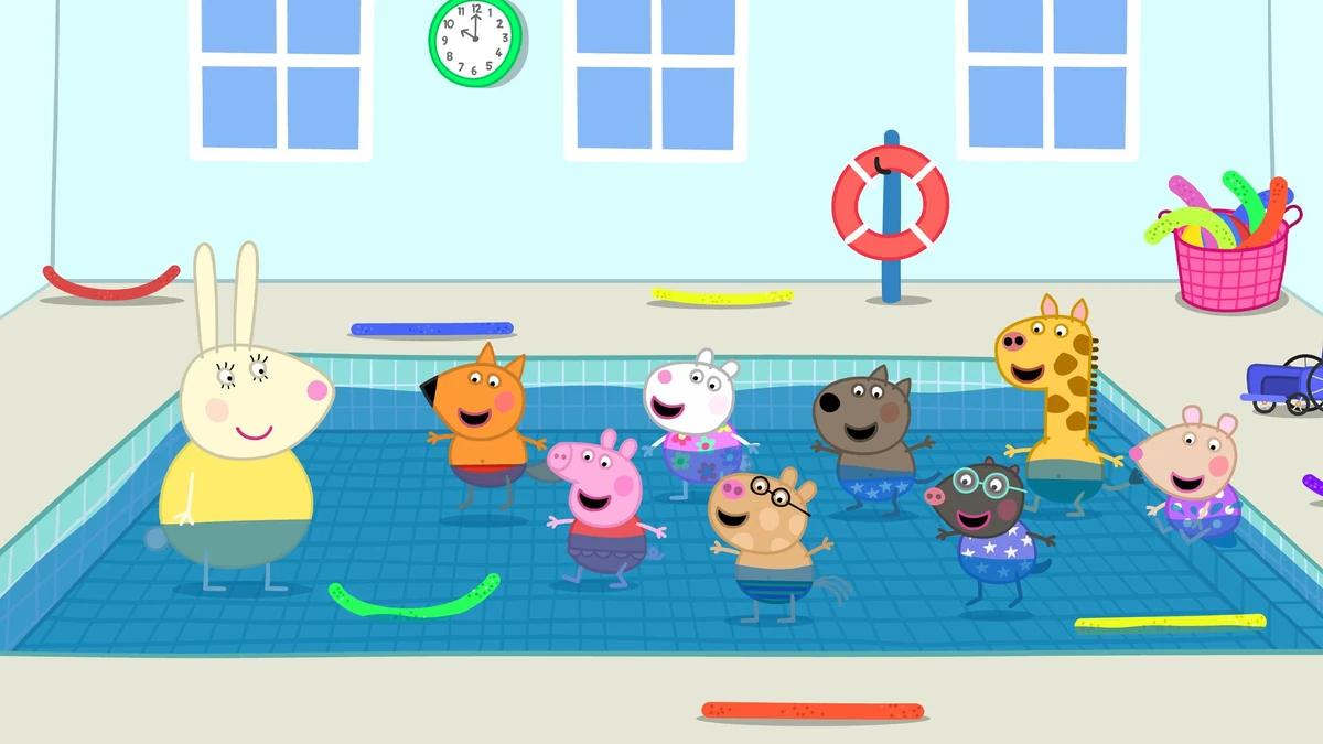 Le cours de natation | Wiki Peppa Pig | Fandom
