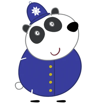 Police Officer Panda | Peppa Pig Wiki | Fandom