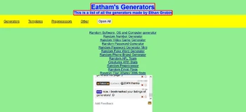 Generator Hubs | Perchance.org Wiki | Fandom