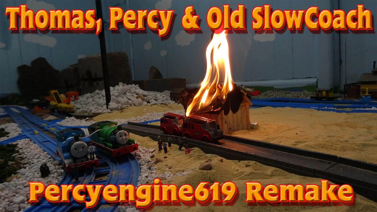 Tomy Thomas, Percy, & Old Slowcoach | Percyengine619 Wikia | Fandom
