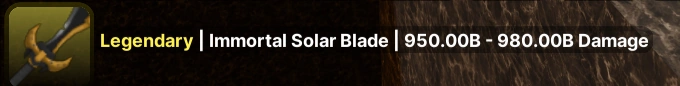 Immortal Solar Blade | Periastron Stars RPG Wiki | Fandom