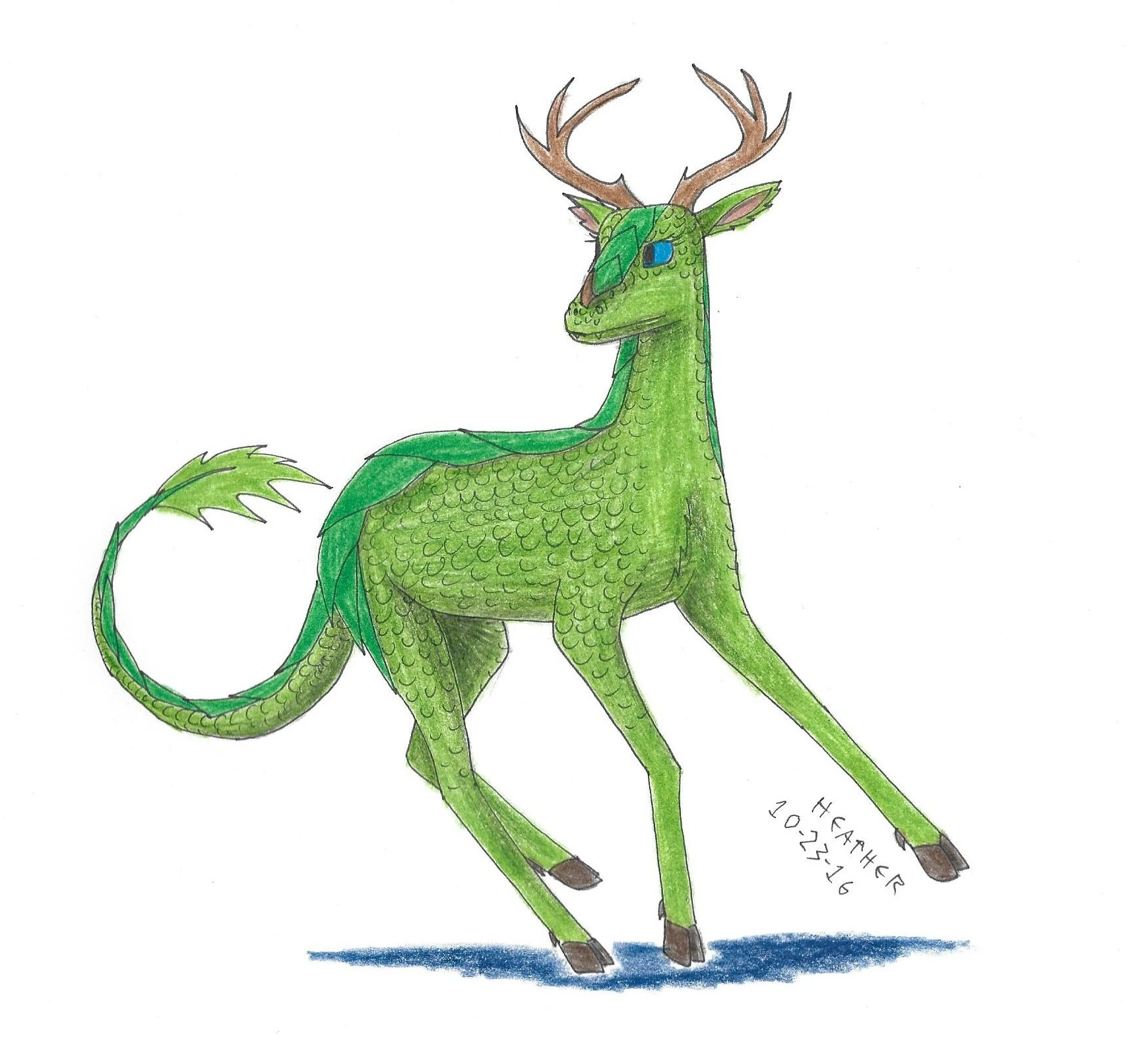 Golden Kirin Deer