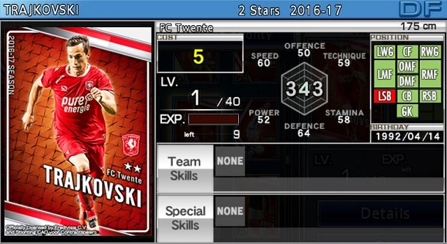 Trajkovski (Dejan) | PES Manager Wiki | Fandom