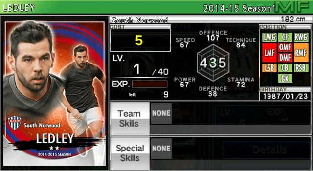 Ledley | PES Manager Wiki | Fandom