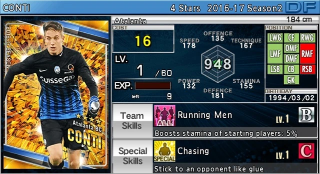 Conti | PES Manager Wiki | Fandom