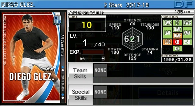 Diego Glez. | PES Manager Wiki | Fandom