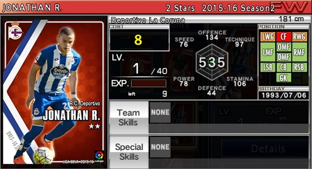 Jonathan R. | PES Manager Wiki | Fandom