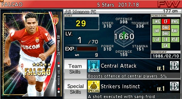 Falcao | PES Manager Wiki | Fandom