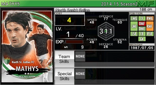 Mathys | PES Manager Wiki | Fandom