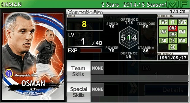 Osman | PES Manager Wiki | Fandom