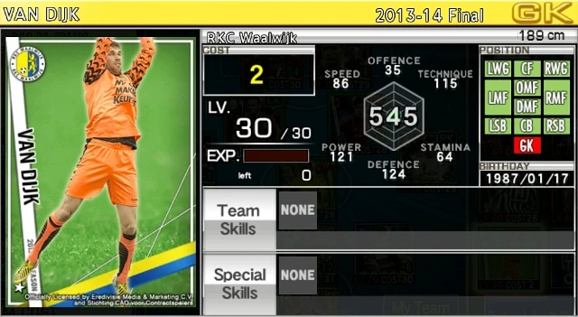 Van Dijk | PES Manager Wiki | Fandom