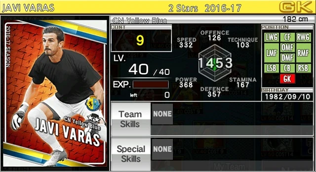Javi Varas | PES Manager Wiki | Fandom