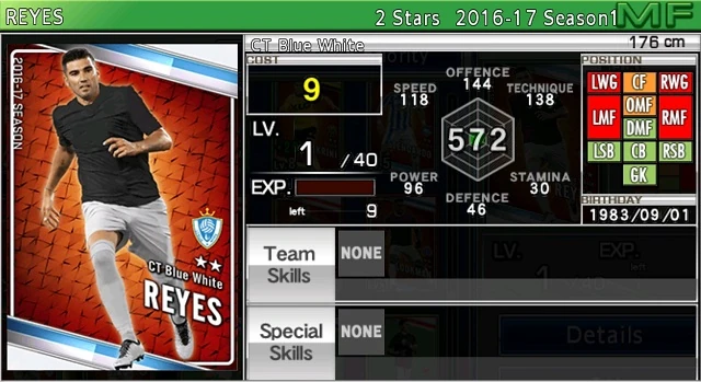 Reyes | PES Manager Wiki | Fandom