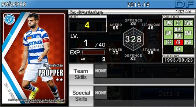 Pröpper (Robin) | PES Manager Wiki | Fandom