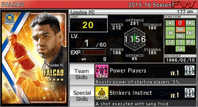 Falcao | PES Manager Wiki | Fandom