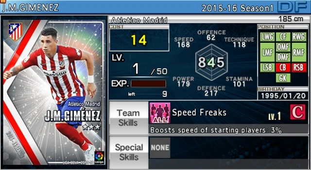 J.M. Gimenez | PES Manager Wiki | Fandom