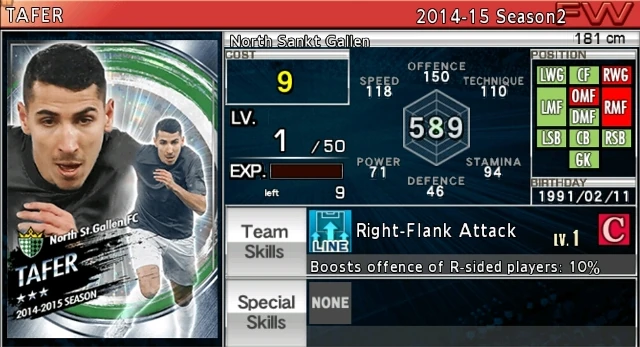 Tafer | PES Manager Wiki | Fandom