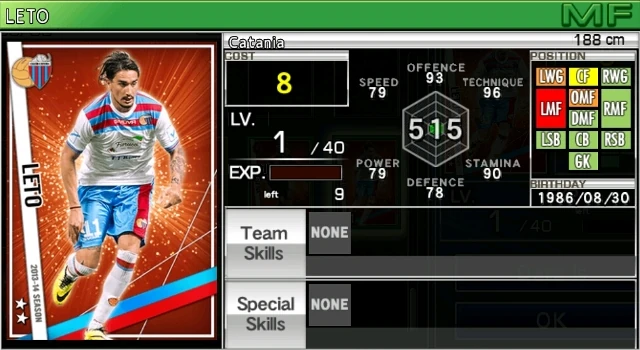 Leto | PES Manager Wiki | Fandom