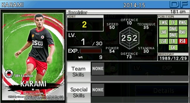 Karami | PES Manager Wiki | Fandom