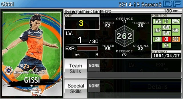 Gissi | PES Manager Wiki | Fandom