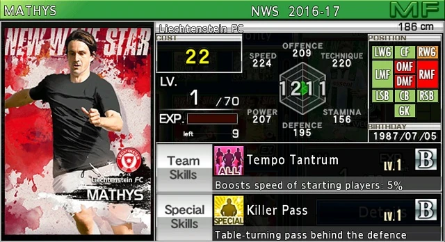 Mathys | PES Manager Wiki | Fandom
