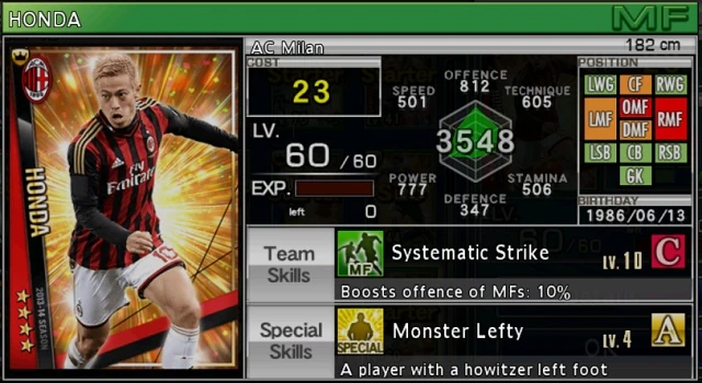 Honda | PES Manager Wiki | Fandom