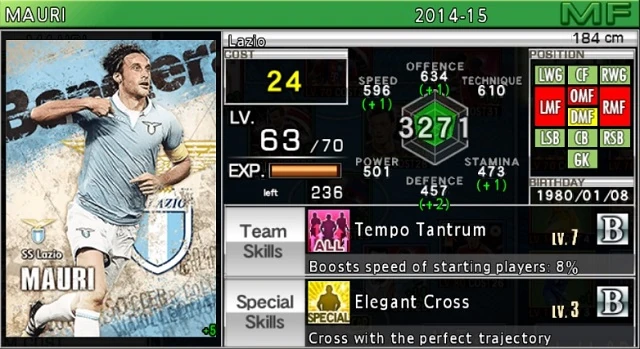 Mauri | PES Manager Wiki | Fandom