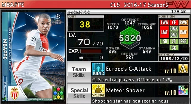 Mbappe | PES Manager Wiki | Fandom