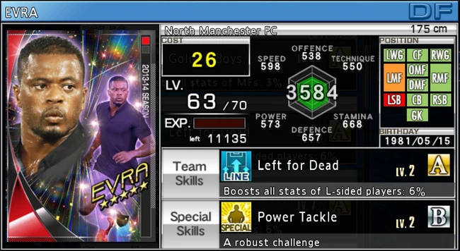 Evra | PES Manager Wiki | Fandom